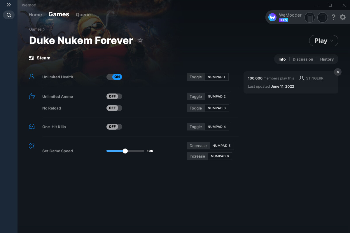 Duke Nukem Forever Cheats and Trainer for Steam - Trainers - WeMod ...