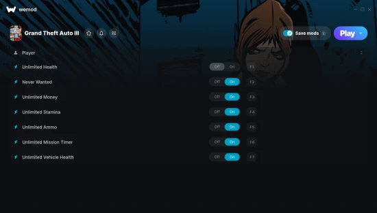 Grand Theft Auto III Cheats & Trainers for PC | WeMod
