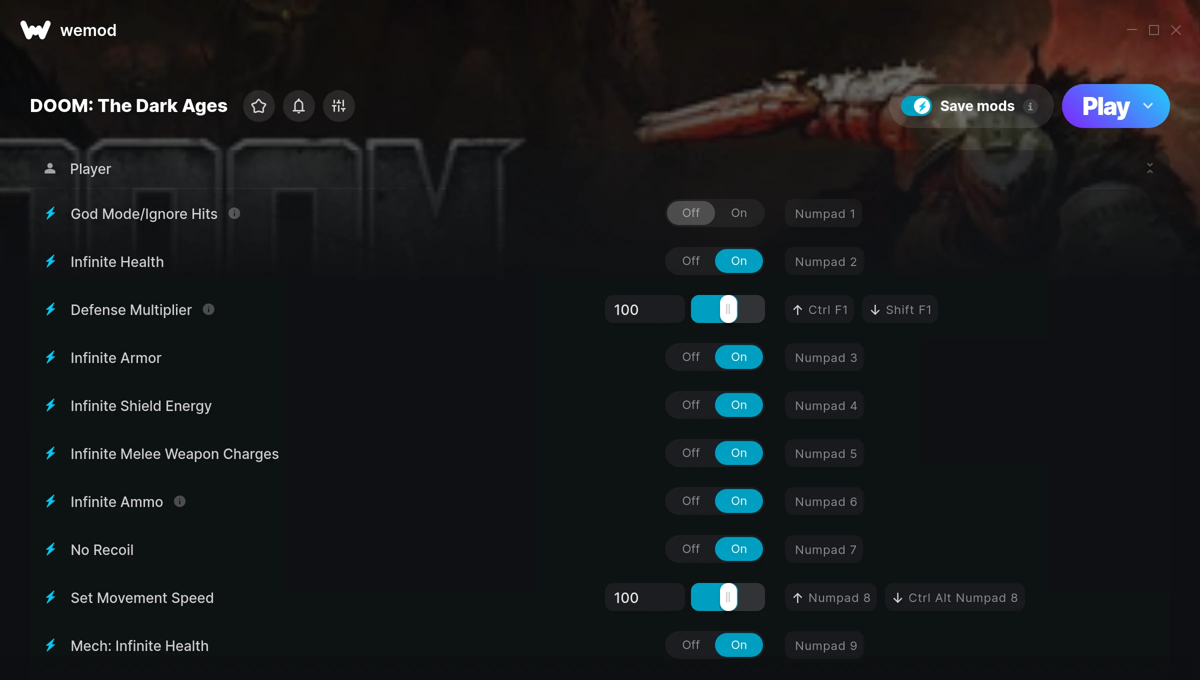 DOOM: The Dark Ages Cheats & Trainers for PC | WeMod