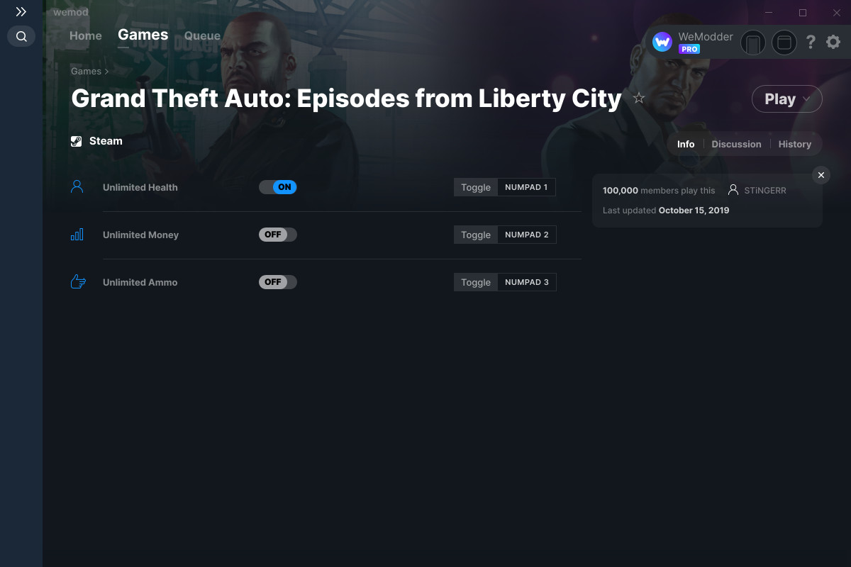 Grand Theft Auto: Episodes from Liberty City Cheats and Trainer for ...