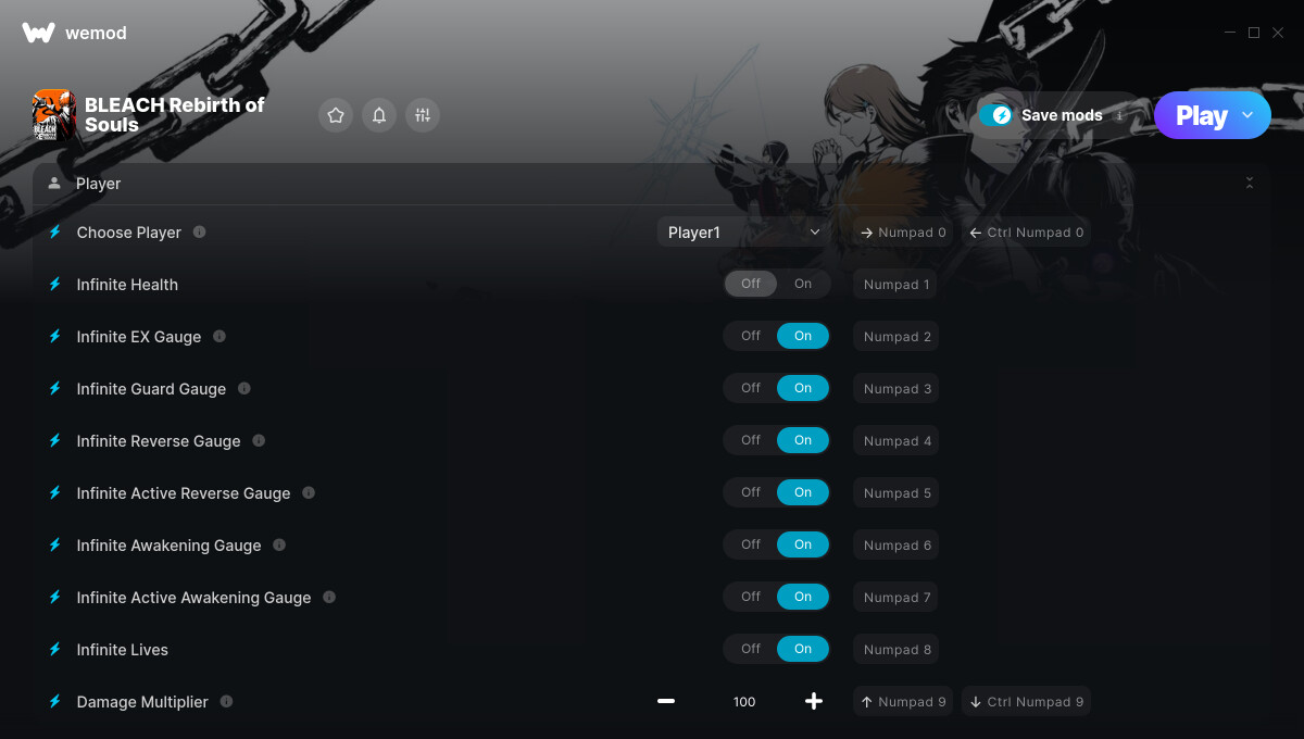 BLEACH Rebirth of Souls Cheats and Trainer for Steam - Trainers - WeMod ...