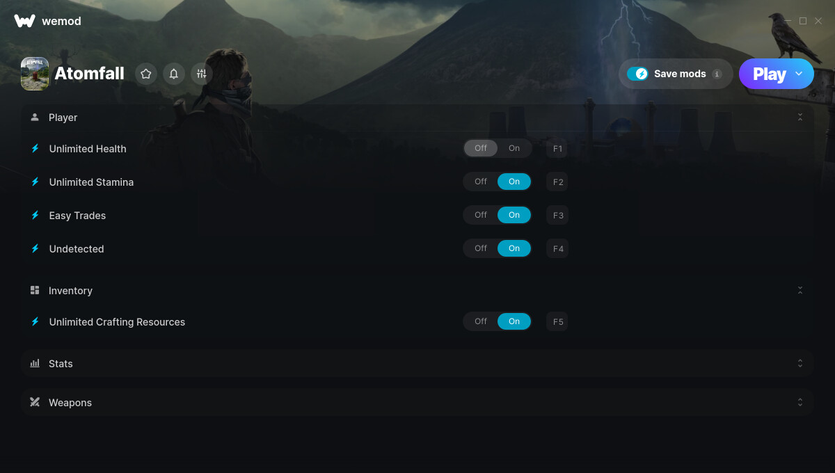 Atomfall Cheats and Trainer for Steam - Trainers - WeMod Community